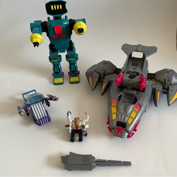galoob | Toys | Vintage 9s Zbots Xterminate Jet Plane Cyber Wing ...